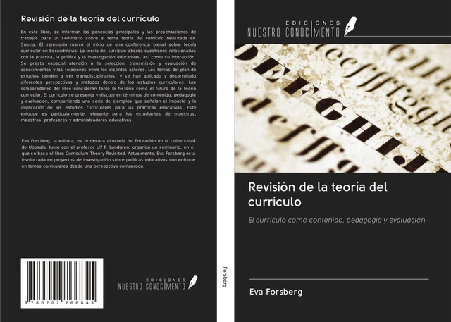 REVISIÓN DE LA teoría del currículo Eva Forsberg Taschenbuch Paperback ...