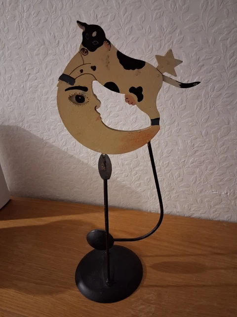 VINTAGE PENDULUM TOY. cow jumped over the moon. good condition. £89.08 ...
