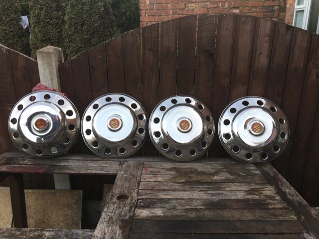 FORD BEDFORD LORRY Van Transit Hipwell Styla X4 Set 15” Hub Cap Wheel ...