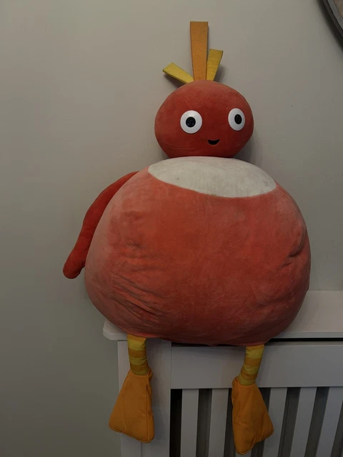 EXTRA LARGE TWIRLYWOOS Red Toodloo 32” Golden Bear CBeebies Plush Teddy ...