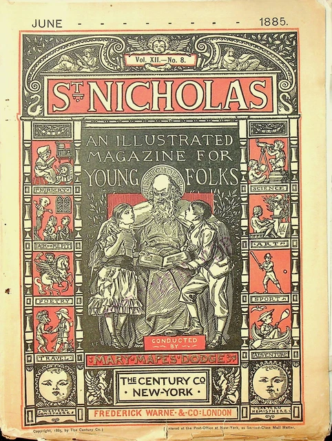 ST. NICHOLAS MAGAZINE Vol. 12 #8 GD 1885 Low Grade £6.45 - PicClick UK
