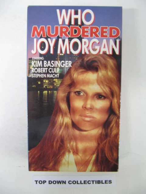 WHO MURDERED JOY Morgan, Kim Basinger, Robert Culp VHS Movie £9.67 ...