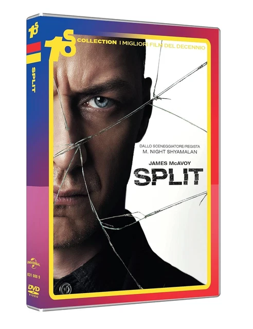 SPLIT (DVD) JAMES McAvoy Anya Taylor-Joy Betty Buckley Haley Lu ...