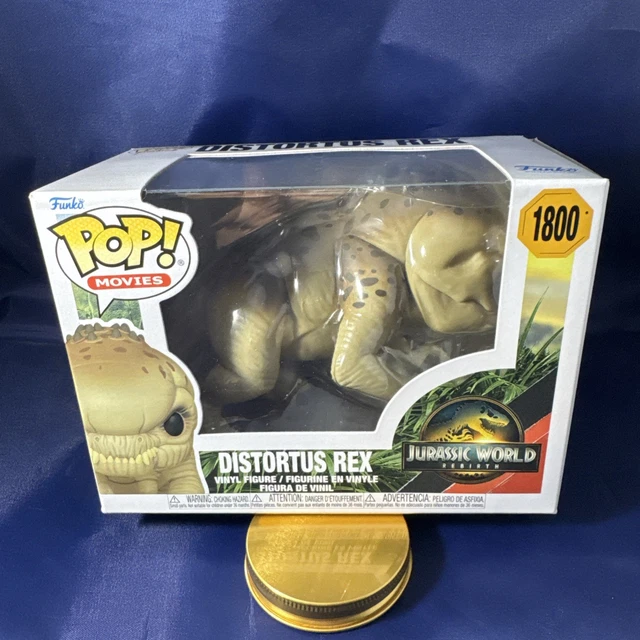 FUNKO POP! MOVIES Jurassic World Rebirth Distortus Rex Figure #1800 W ...