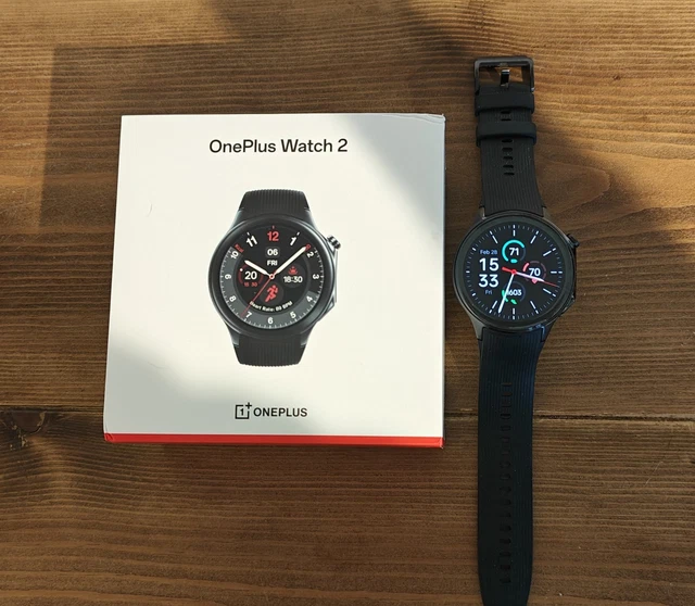 ONEPLUS WATCH 2 - 46mm Bluetooth WiFI - Black Steel - Pristine £120.27 ...