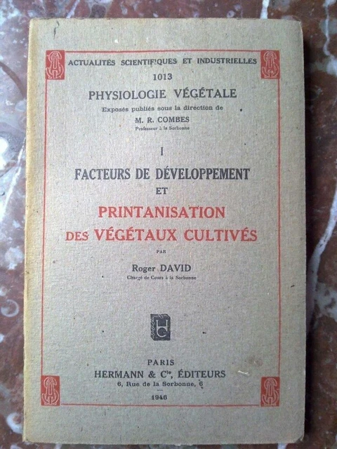 ROGER DAVID: FACTEURS de développement et printanisation ... / Hermann ...