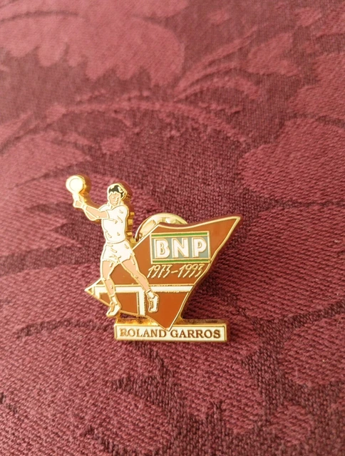 PIN'S PINS PIN Enamel 14 Arthus Bertrand TENNIS Roland Garros "BNP 1973-1993" EUR 3,00 - PicClick FR