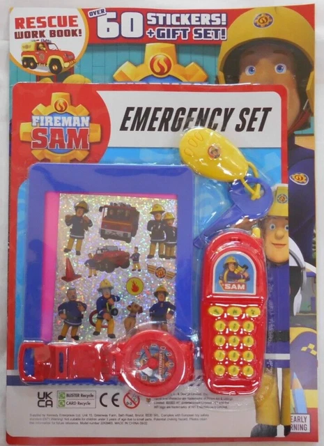 FIREMAN SAM MAGAZINE #37 2023 Puzzles Colouring Stickers + Emergency ...