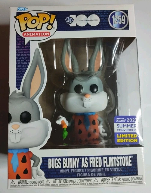 FUNKO POP 🐸 BUGS BUNNY as "Fred Flintstone" #1259 🐸2023 Summer ...