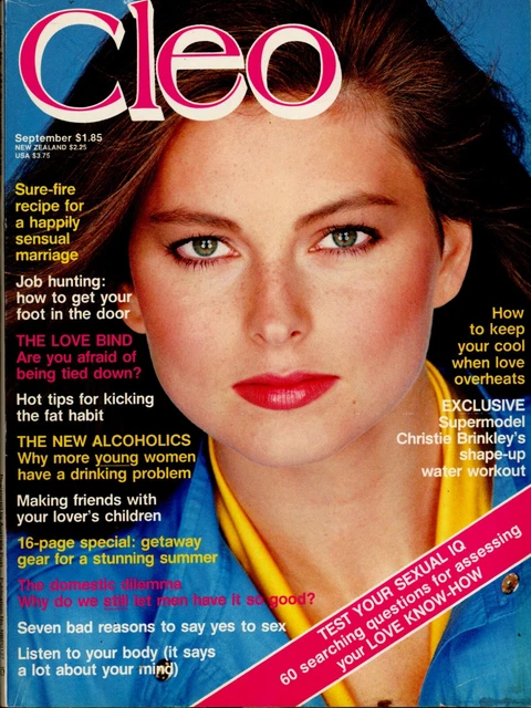 CLEO AUSTRALIA MAGAZINE - September 1983 - Laura Morton + Christie ...