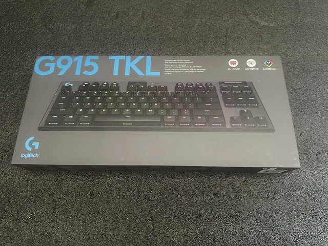 LOGITECH - G915 LIGHTSPEED TKL Wireless Mechanical Keyboard GL Linear ...