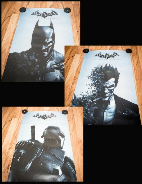 BATMAN ARKHAM ORIGINS HUGE Store Display Posters - Batman, Joker & Deathstroke EUR 73,26 ...