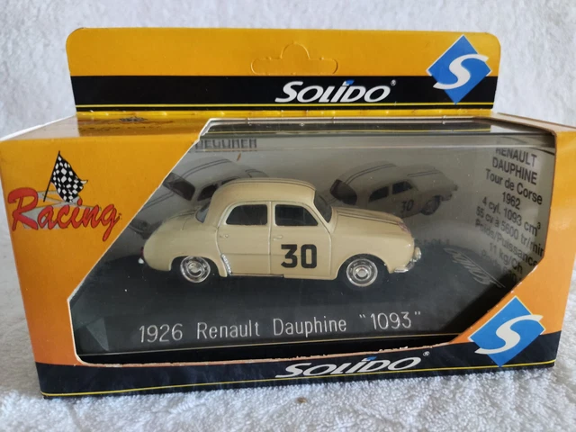 RENAULT DAUPHINE GORDINI 1093 Tour de Corse 1962 SOLIDO Racing 1/43 EUR 10,00 - PicClick FR