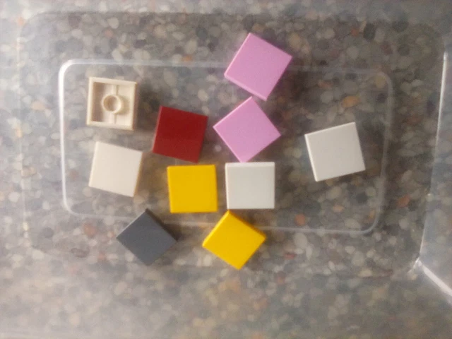 LEGO PART 3068 2x2 tile x10 mixed colours (A84) £1.10 - PicClick UK