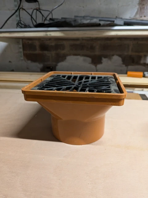 Drain Hopper Square Hopper Grid For 110mm Plastic PVC-u Underground ...