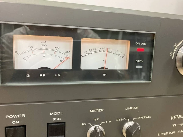 AMPLIFICATEUR LINÉAIRE KENWOOD TRIO TL-922 HAM Radio HF 1kw avec manuel ...