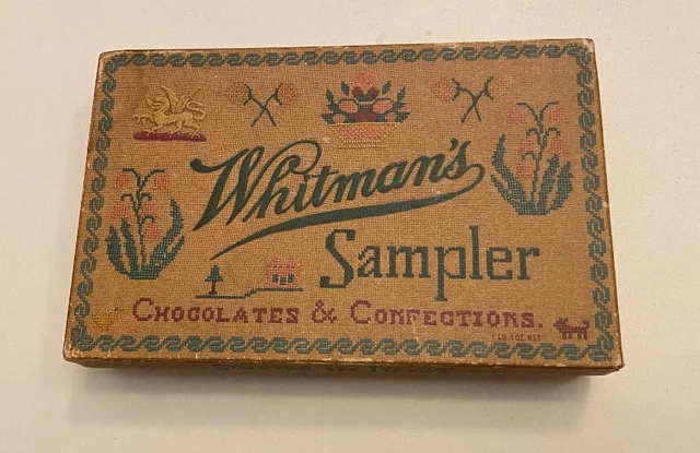 1920'S ANTIQUE WHITMAN’S Sampler Chocolate & Confections Vintage Box 1 ...