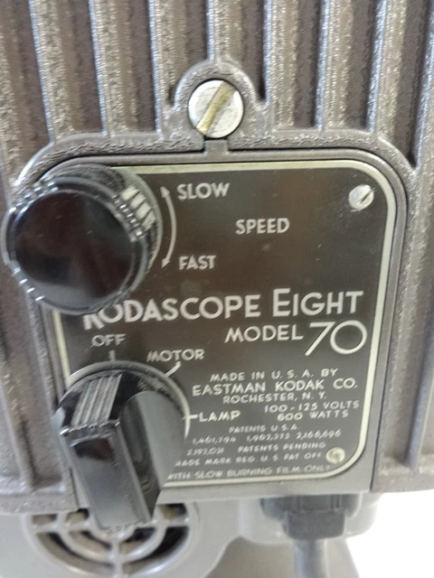 KODASCOPE EIGHT MODEL 70 8MM film Projector with Rare Disney Silent film 1934 $1,101.25 ...