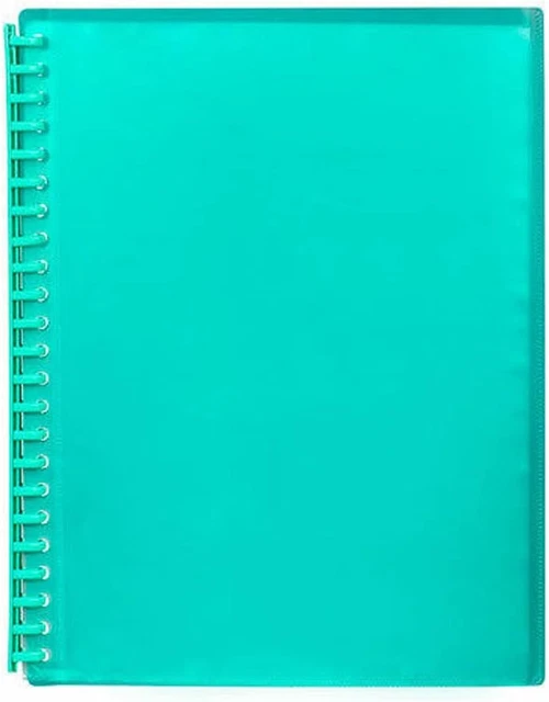 MARBIG REFILLABLE 20 Pocket Insert Cover Display Book, Green $23.70 ...