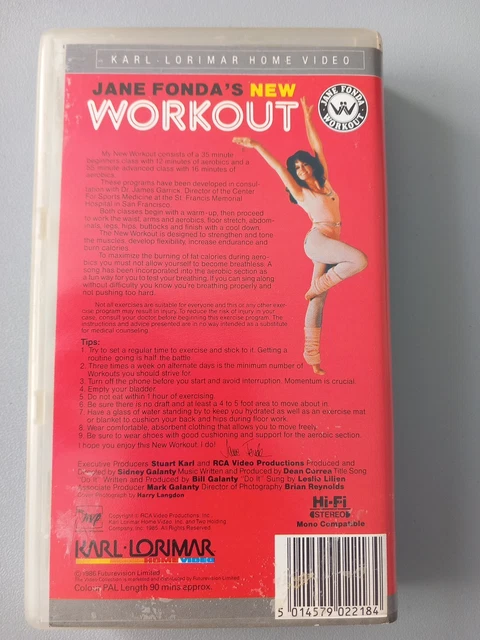 JANE FONDA PREMIERE Fonda Complete Workout (Video, VHS Format) £1.16 ...