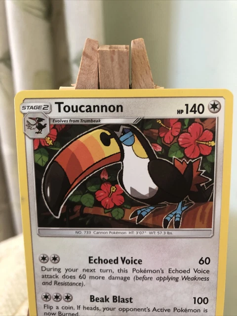 POKÉMON TRADING CARD Game Toucannon Sun And Moon Base Set Card #108/149 ...