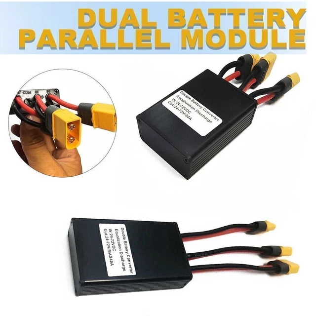 EBIKE DUAL-BATTERY CONNECTION Adapter Switcher Module Erhöht die ...