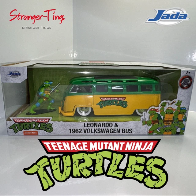 JADA VOLKSWAGON VW T1 Teenage Mutant Ninja Turtles & Leonardo 1/24 ...