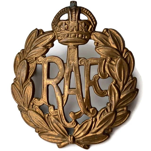 ORIGINAL WW2 ROYAL Air Force RAF Cap Badge £12.99 - PicClick UK