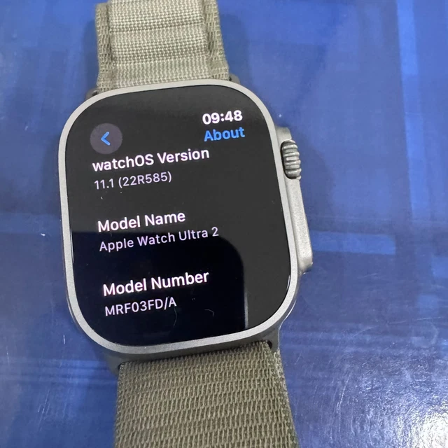 APPLE WATCH ULTRA 2 LTE 49mm Titanium Alpine Loop Olive large MRF03FD/A ...