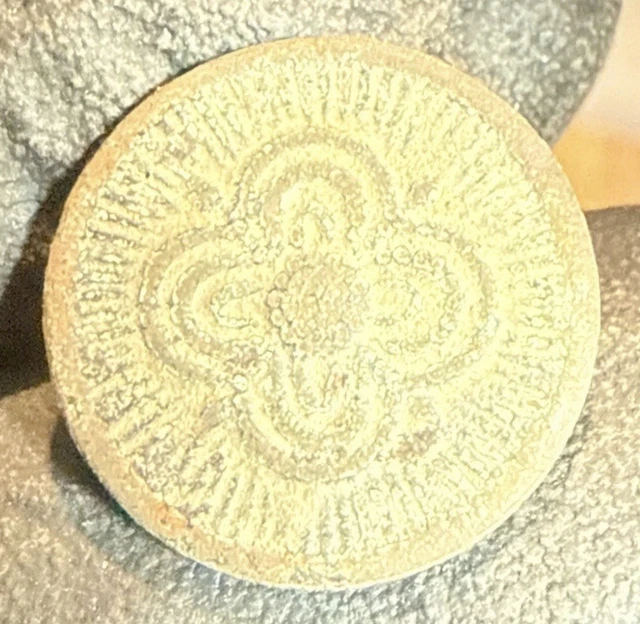 DUG CIVIL WAR 💥 🇺🇸 💣 Confederate Camp Flower Button $69.00 - PicClick