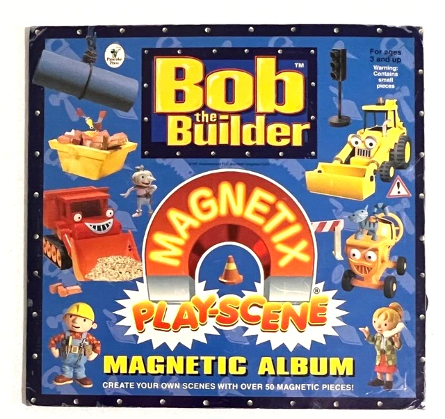 BOB THE BUILDER 'Magnetix MAGNETIC ALBUM Create your own Scenes' Play ...