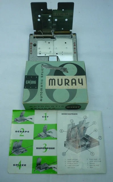 RARE VINTAGE MURAY CA/816 Automatic Film Splicer, in Box, Made in ...