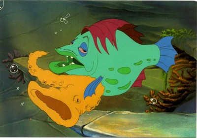 DISNEY - THE Little Mermaid - Fish - Postcard £0.70 - PicClick UK