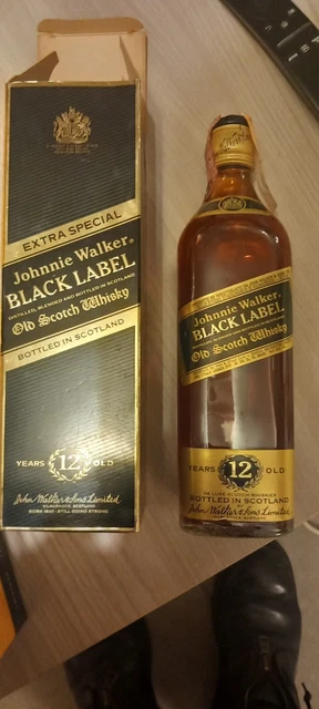 WHISKY JOHNNIE WALKER Black Label 12 Years 75cl 40% Anni 70 EUR 30,00 ...