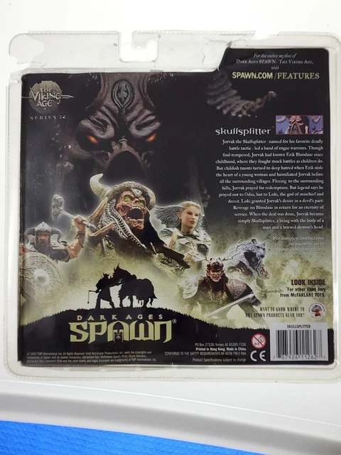 SKULLSPLITTER THE VIKING Age Dark Ages Spawn Series 22 Mcfarlane Toys ...