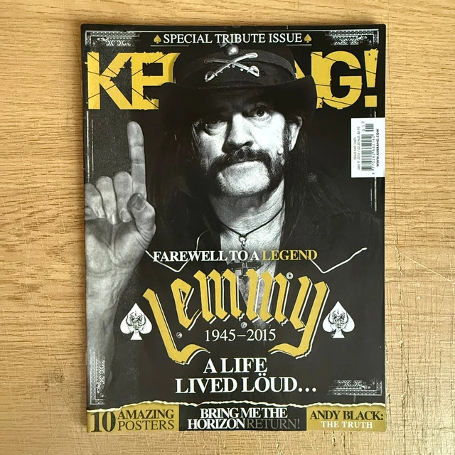 KERRANG MAGAZINE ISSUE 1601 Lemmy Motorhead Tribute Bring Me The ...