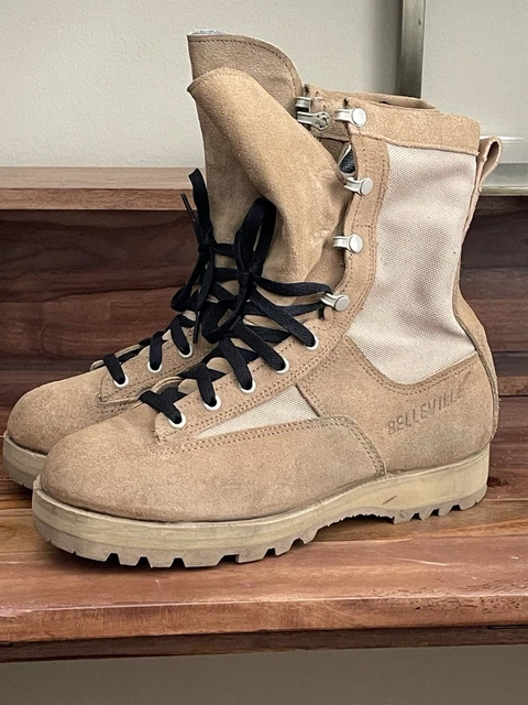 BELLEVILLE 790G MILITARY Combat Boots Mens 8 R Desert Sand Gore-Tex ...