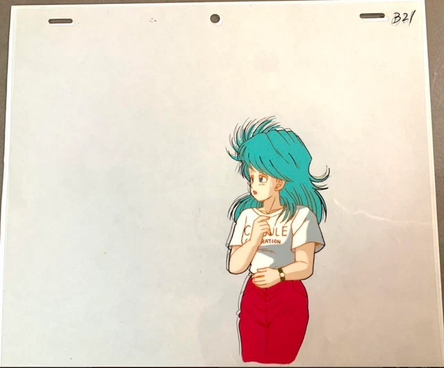 DRAGON BALL BULMA des années 1980 Anime Cel Art dessin original Akira ...
