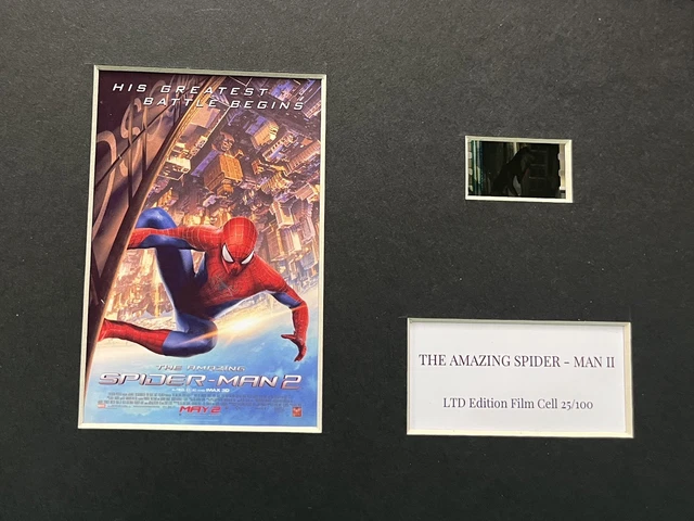 SPIDER - MAN. . THE AMAZING SPIDER-MAN 2. . 35mm Film Cell Mounted ...