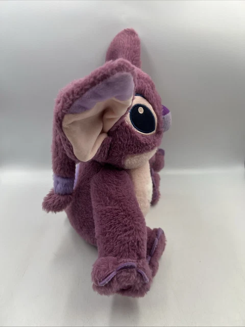 PINK ANGEL LILO & STITCH Plush Soft Toy Disney - Light up face cheeks ...