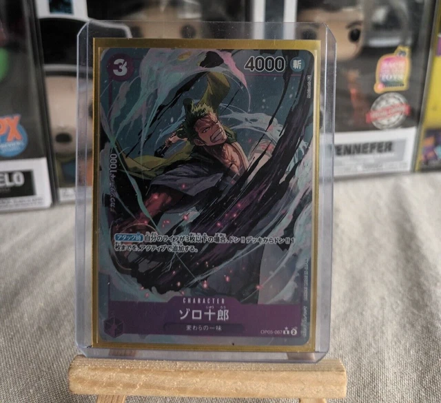 ONE PIECE CARD Game - Roronoa Zoro - OP05-067 - Parralel R AA - JAP ...