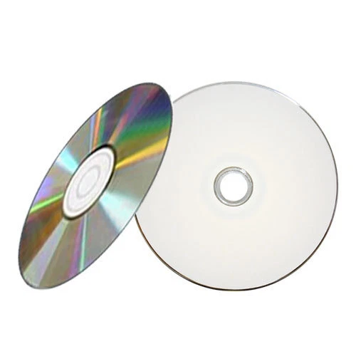 6000 52X WHITE Inkjet HUB Printable CD-R CDR Blank Disc 700MB Wholesale ...