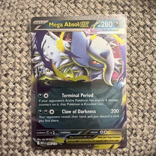 MEGA ABSOL EX 086/132 Pokémon TCG Mega Evolution Double Rare Near Mint ...