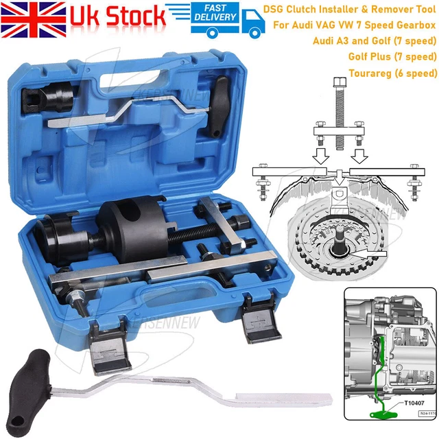 DUAL CLUTCH 7 Speed DSG Gearbox Remover Installer Tool Kit for VW Golf ...