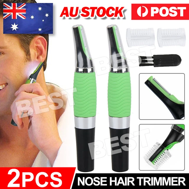 NOSE EYEBROW NECK Sideburns Ear Nasal Hair Trimmer Precision Clipper ...