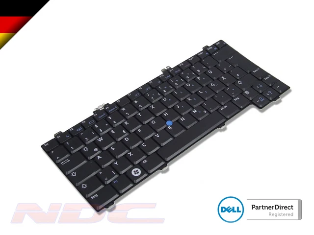NEW GENUINE DELL Latitude XT/XT2/XFR GERMAN Keyboard Laptop-H029F £11. ...