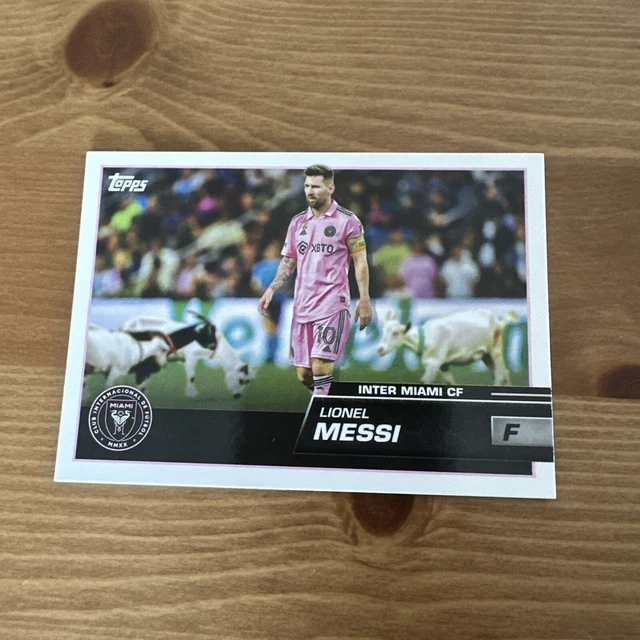 LIONEL MESSI GOAT Topps 201 Inter Miami 🔥 EUR 30,00 - PicClick FR