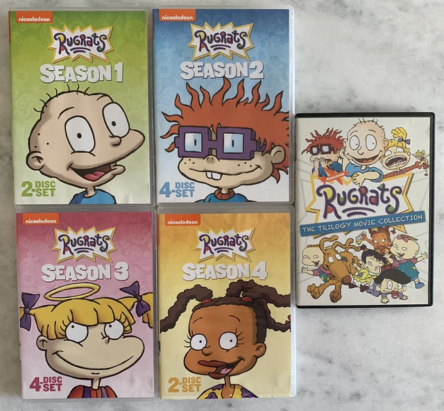 RUGRATS COMPLETE SEASONS 1-4 DVD + All Rugrats Movies DVD Nickelodeon ...