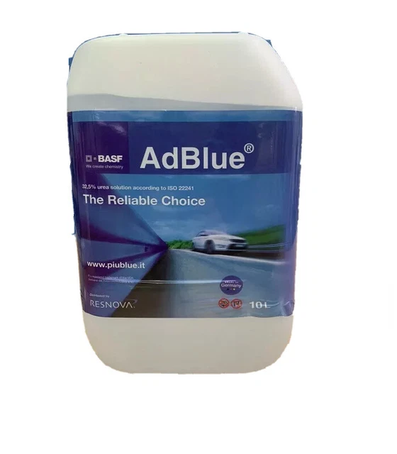 LIQUIDO ADDITIVO ADBLUE Basf 10 Litri Motori Diesel Scr Start Urea Euro ...