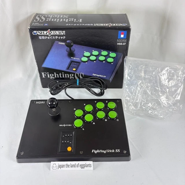 MANETTE HORI FIGHTING Stick SS HSS-07 en boîte Sega Saturn Arcade Joy ...
